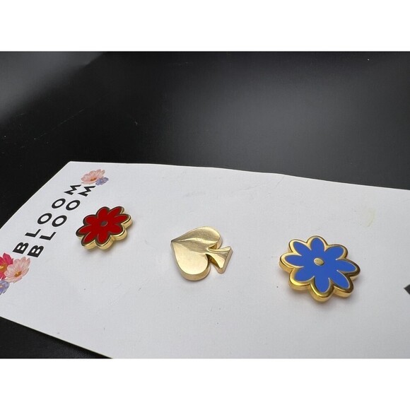 kate spade | Jewelry | Kate Spade Bloom Enamel Pins | Poshmark